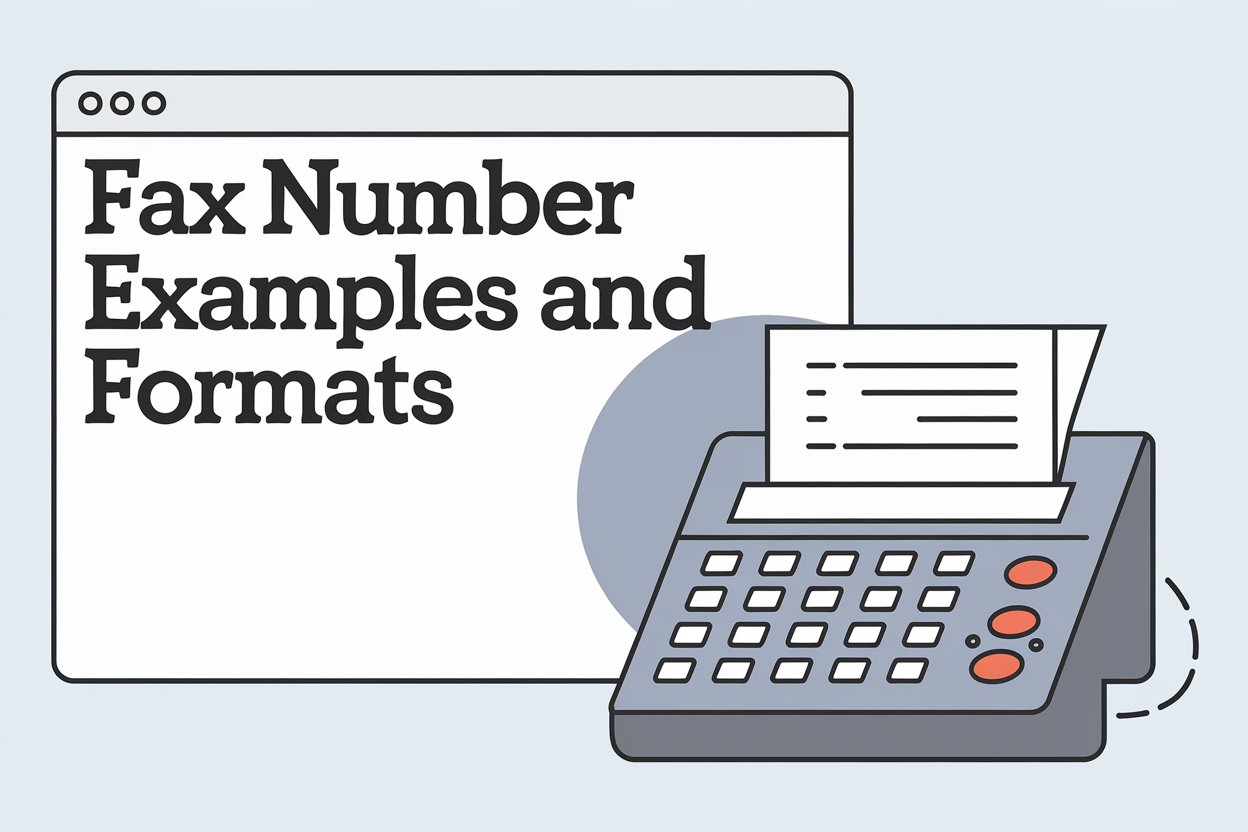Fax Number Examples and Formats: A Comprehensive Guide – By Fax Website – Fax Near Me and Fax ...